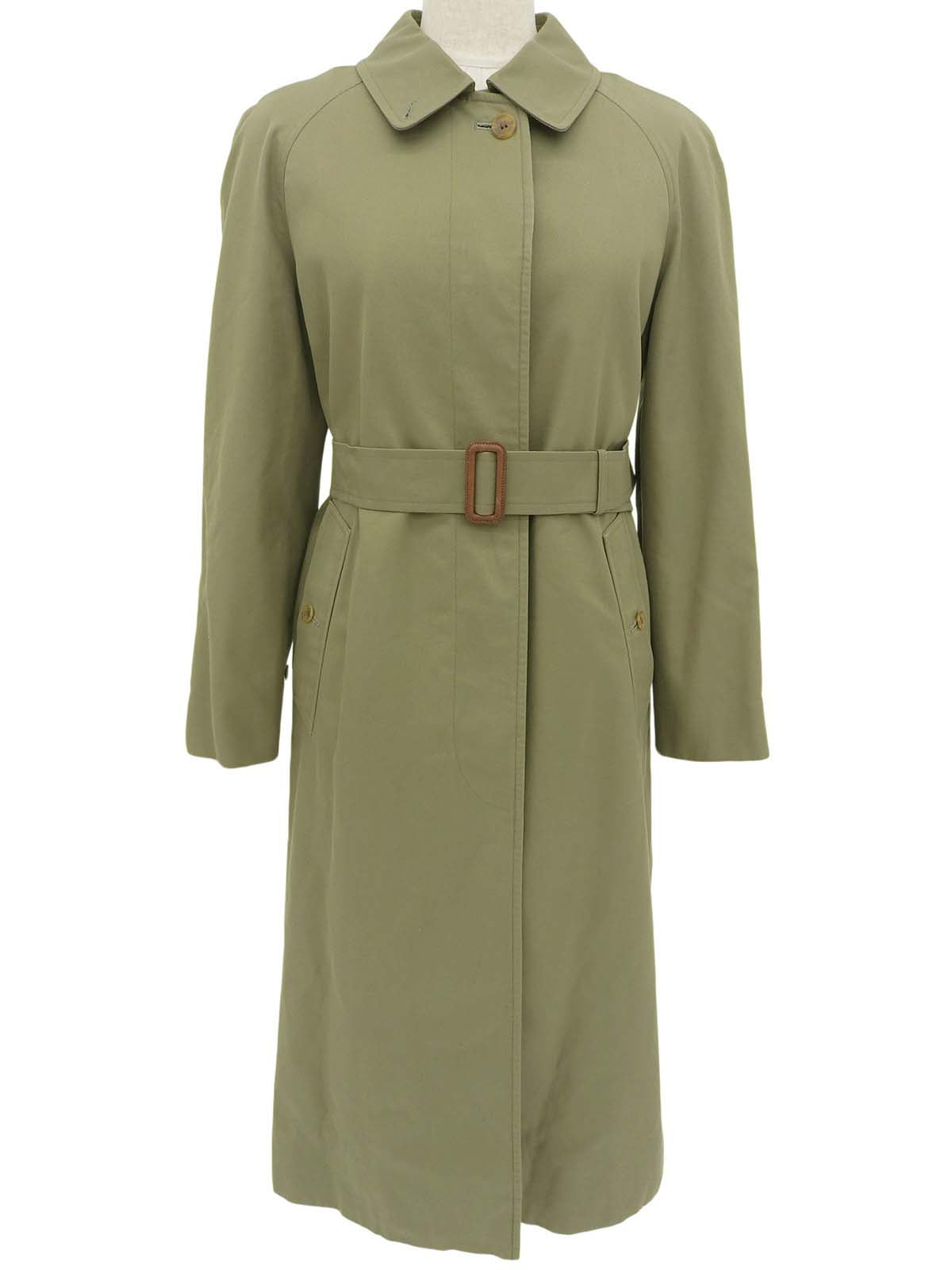 Nova Check Lining Trench Coat Khaki| VINTAGE QOO TOKYO | ヴィンテージクートーキョー