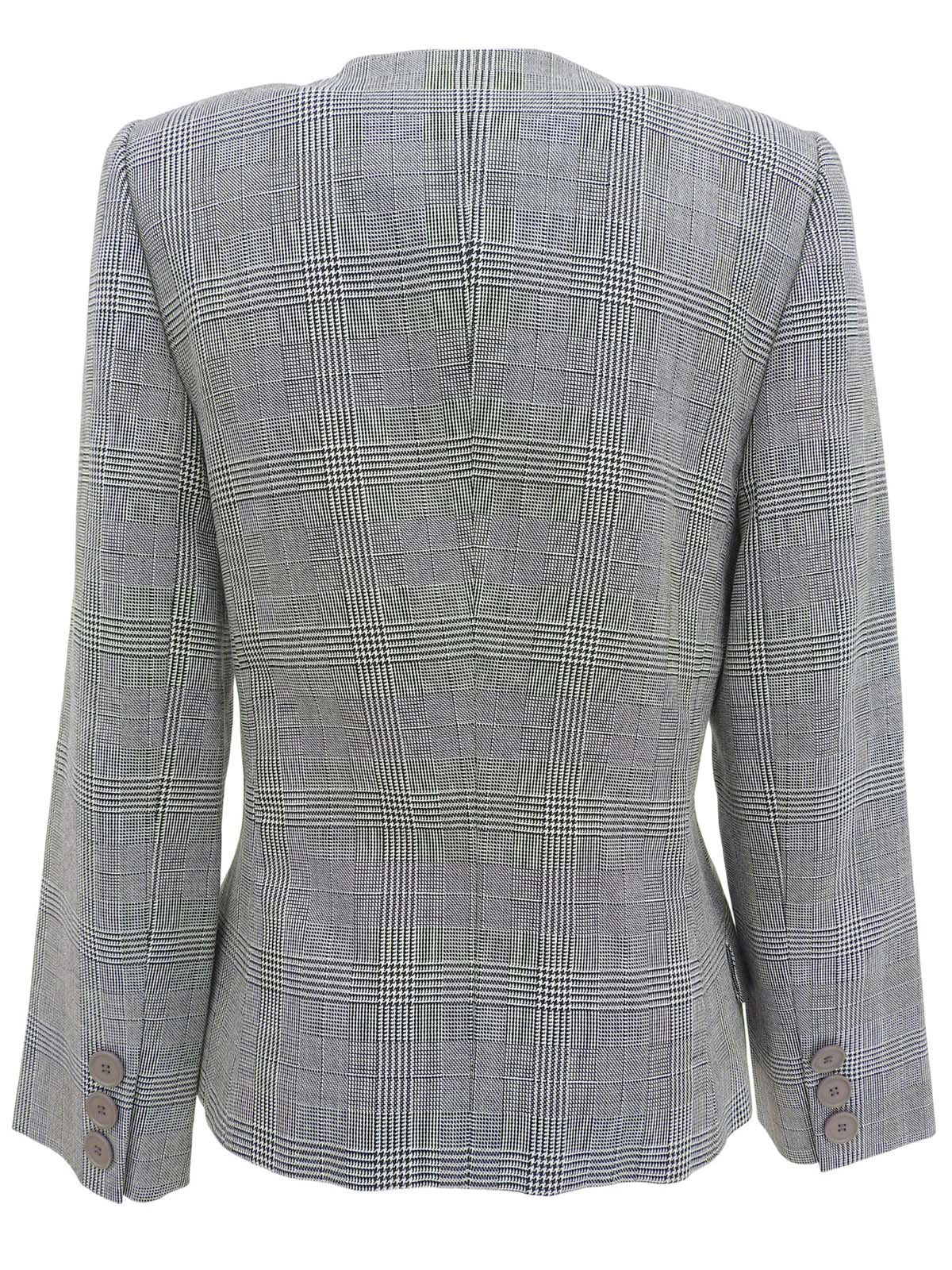 Glen Check Pattern Jacket in Black/White| VINTAGE QOO TOKYO | ヴィンテージクートーキョー