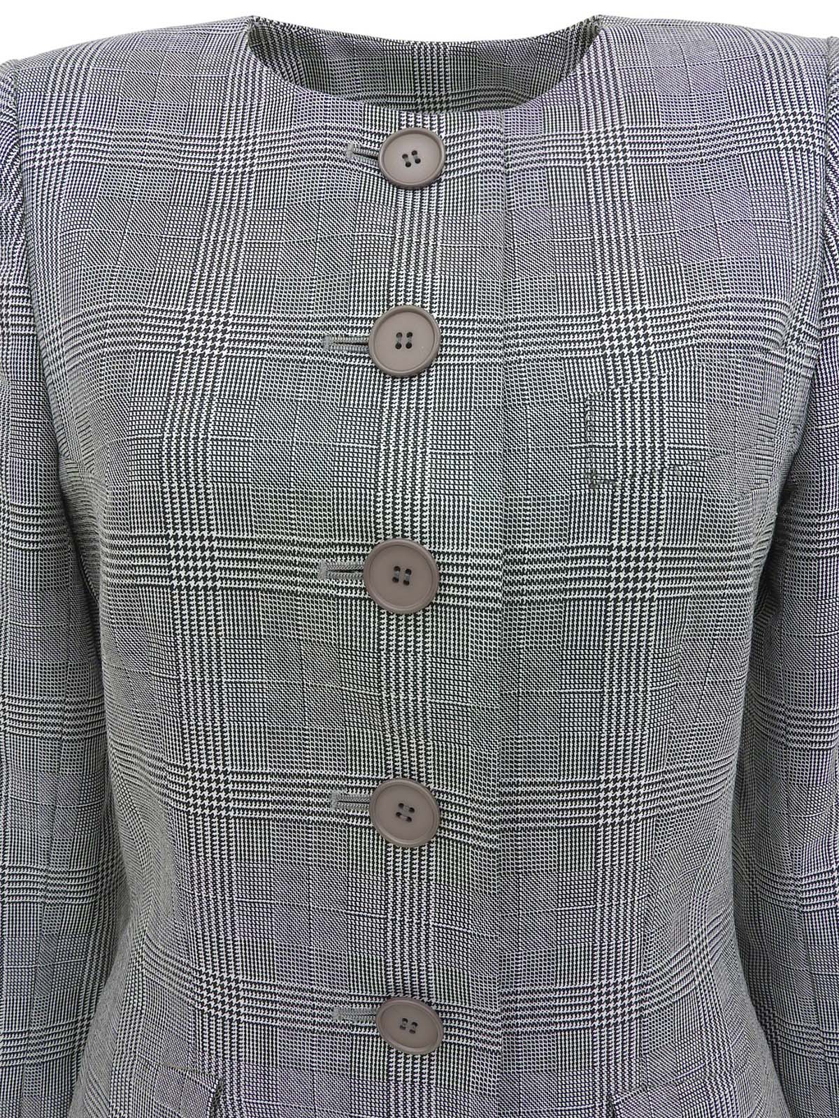 Glen Check Pattern Jacket in Black/White| VINTAGE QOO TOKYO | ヴィンテージクートーキョー